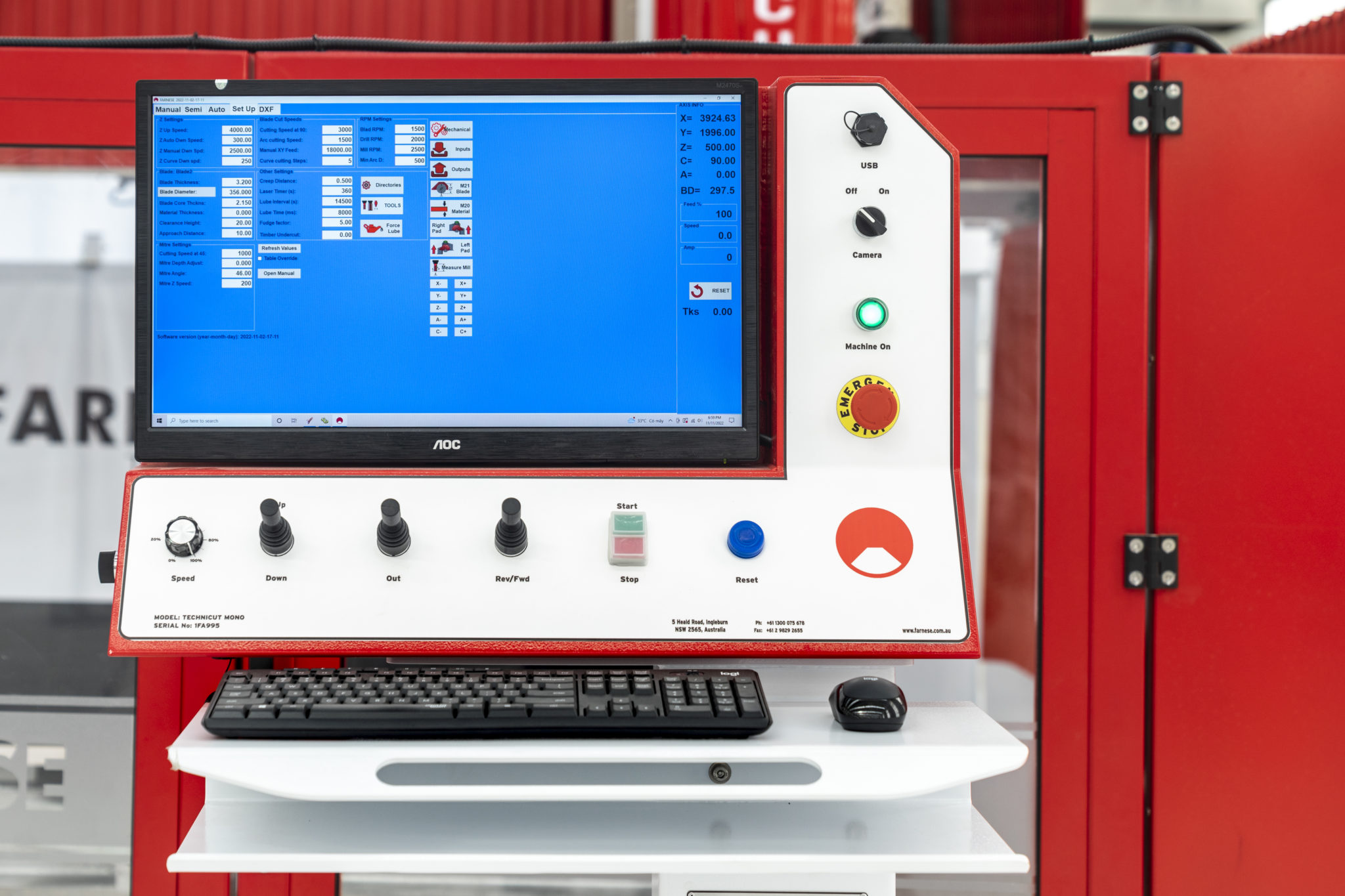 Technicut Bridge Saw - Farnese NZ LTD